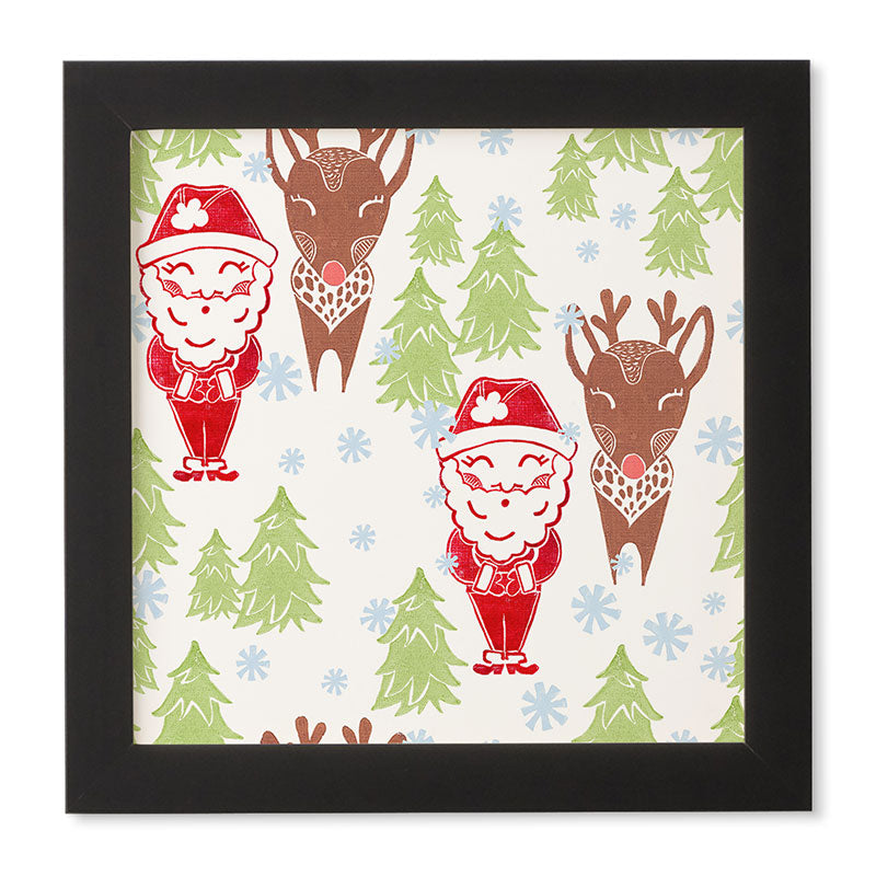 Best Bros From The North Pole Framed Wall Art Dash And Ash