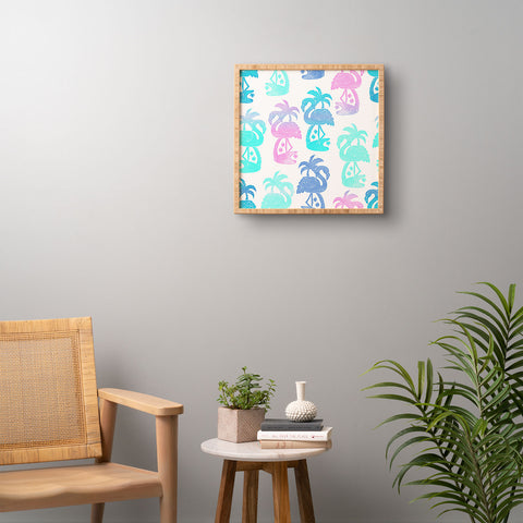 At:flamingo fla mango Art Products | Deny Designs