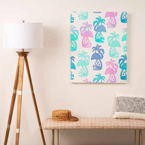 At:flamingo fla mango Art Products | Deny Designs