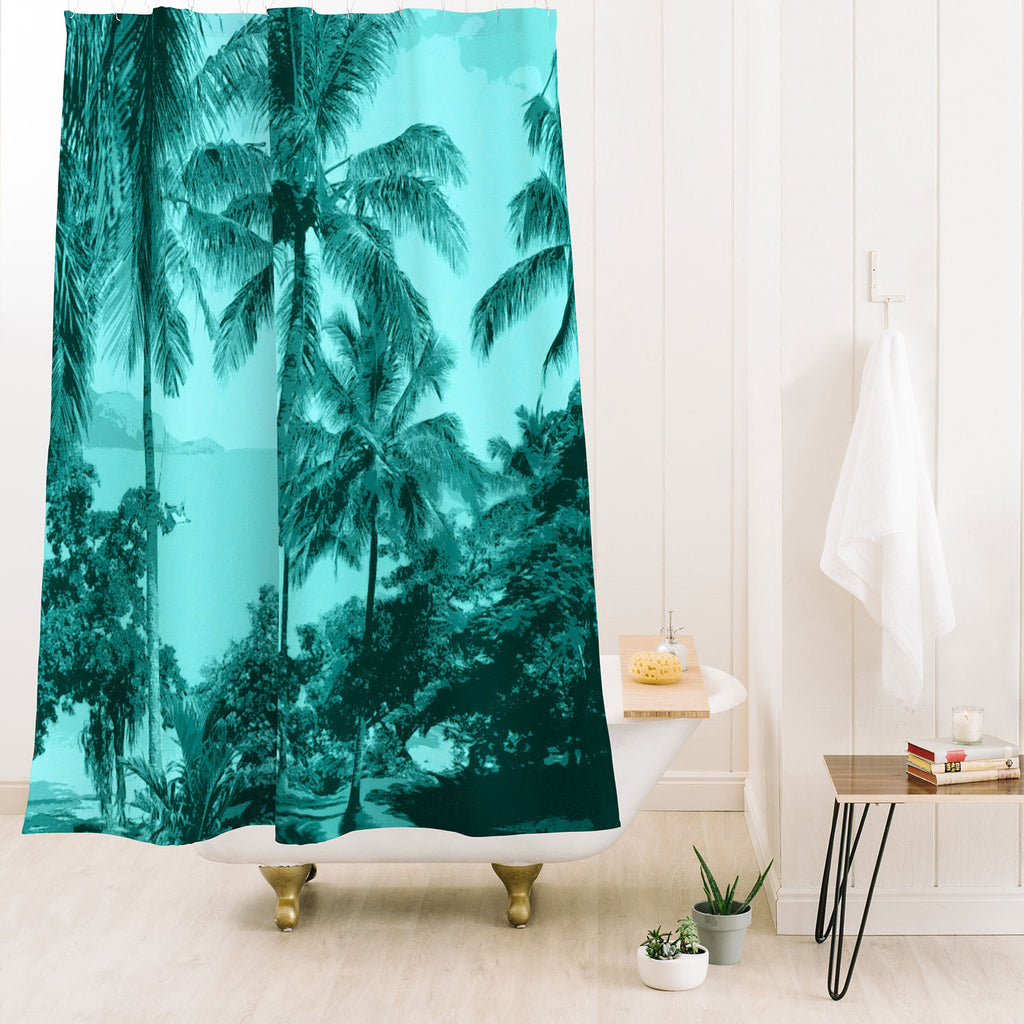 Aloha Morning Shower Curtain Deb Haugen