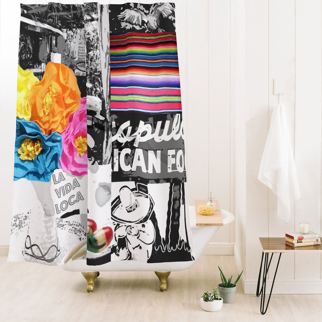 Baja Surf Trip Shower Curtain Deb Haugen