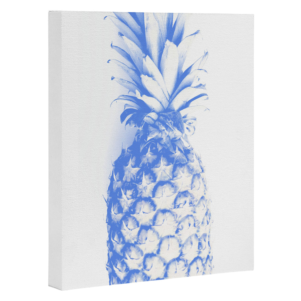 Blu Pineapple Art Canvas Deb Haugen