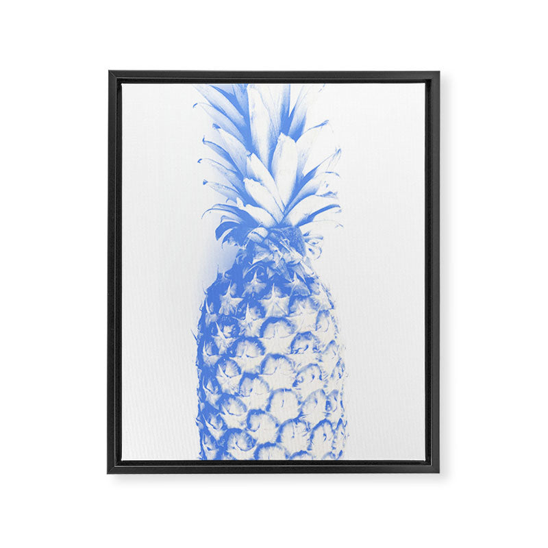 Blu Pineapple Art Canvas Deb Haugen