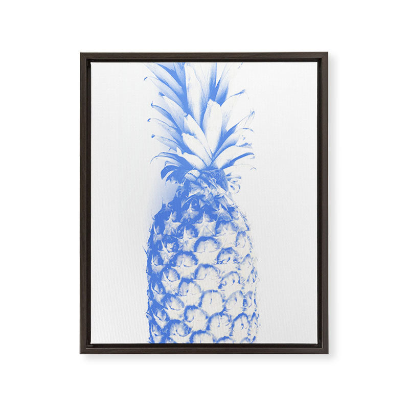Blu Pineapple Art Canvas Deb Haugen