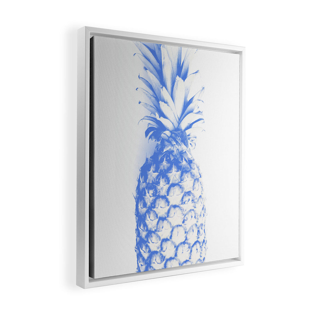 Blu Pineapple Art Canvas Deb Haugen