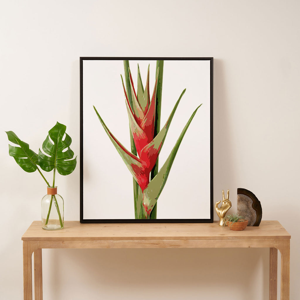 Heliconia 2 Art Canvas Deb Haugen