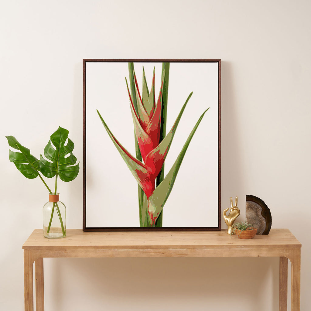 Heliconia 2 Art Canvas Deb Haugen