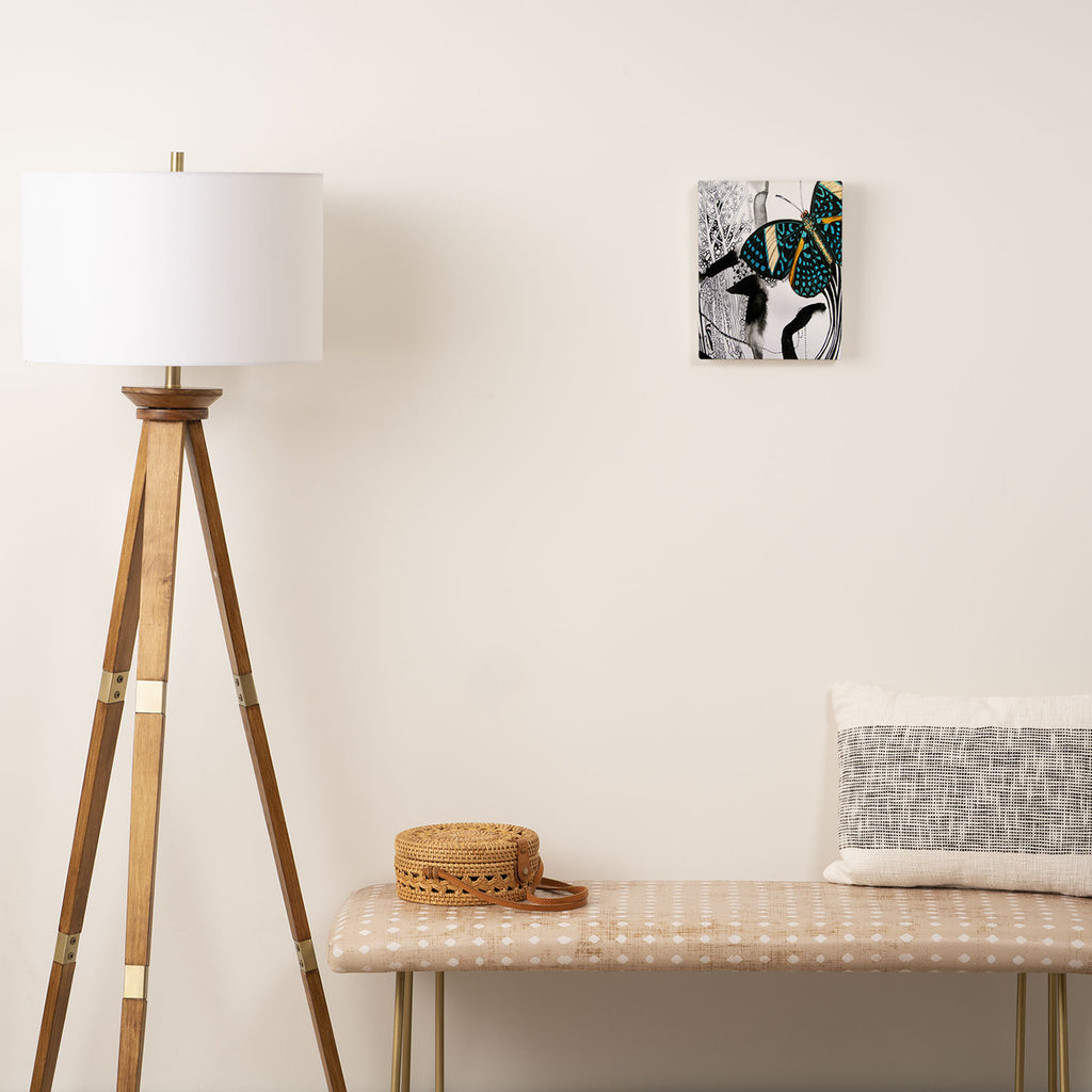 Ink Black Butterfly Art Canvas Deb Haugen