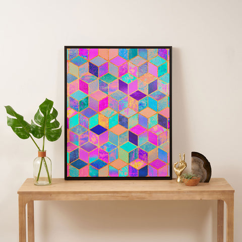 At:pretty cubes Art Products | Deny Designs