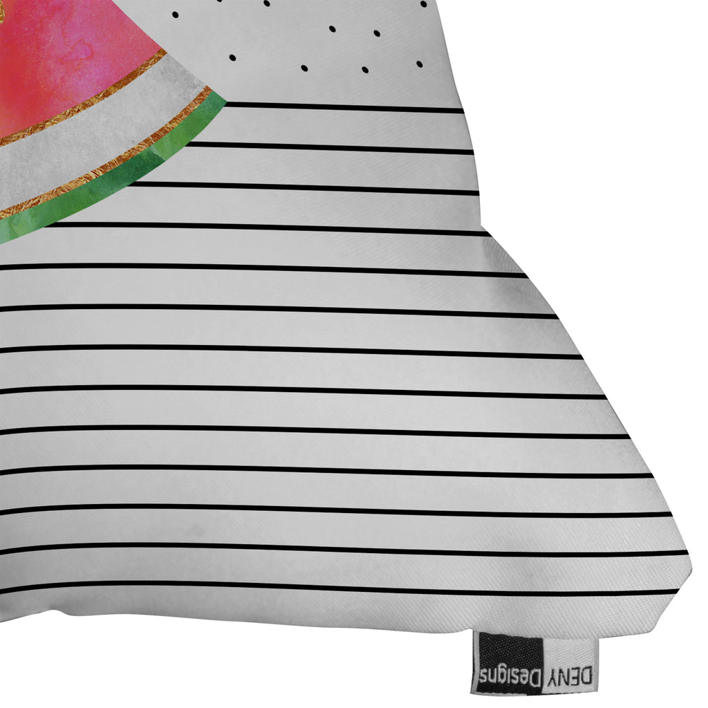 Pretty Watermelon Throw Pillow Elisabeth Fredriksson