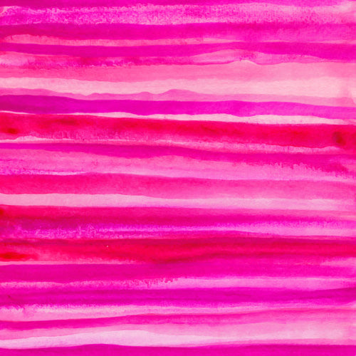 Raspberry Stripes Shower Curtain Georgiana Paraschiv