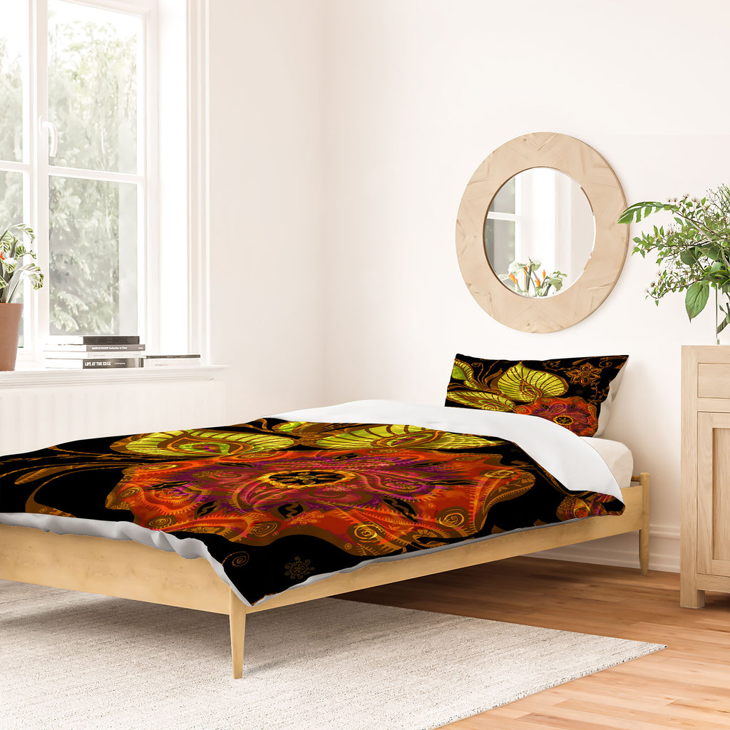 Exotic Floral Duvet Cover Gina Rivas Design