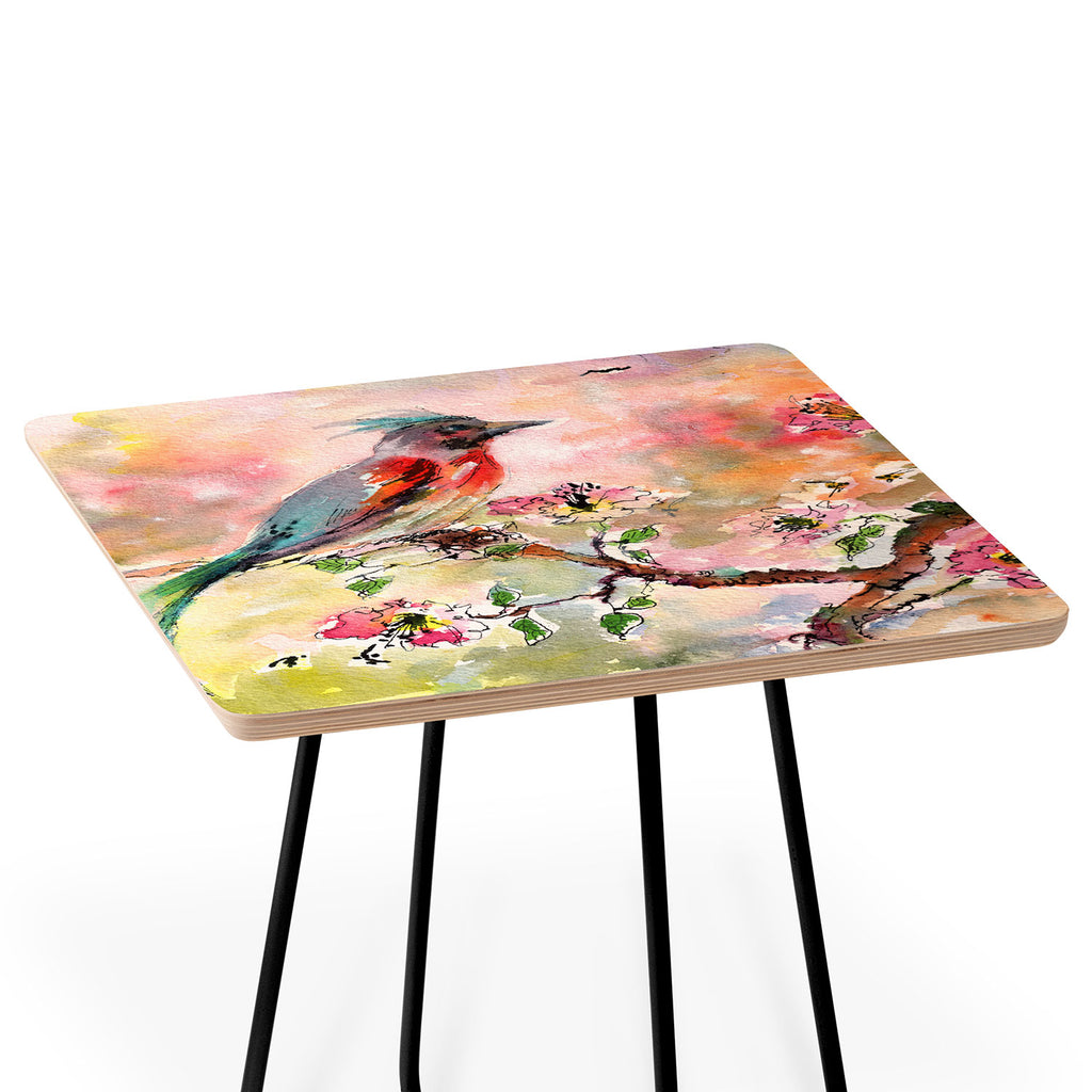 Poetry Des Fleurs Side Table Ginette Fine Art