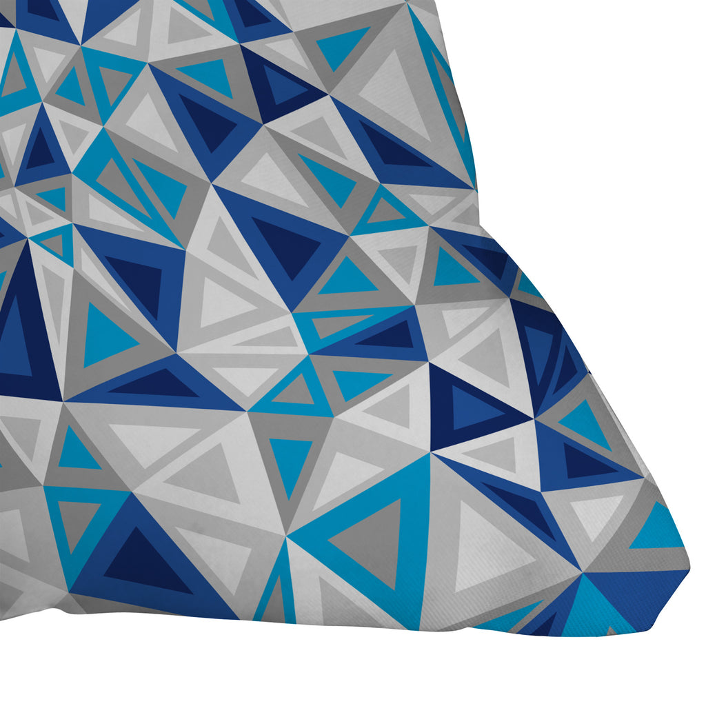 Triad Illusion Iced Throw Pillow Gneural