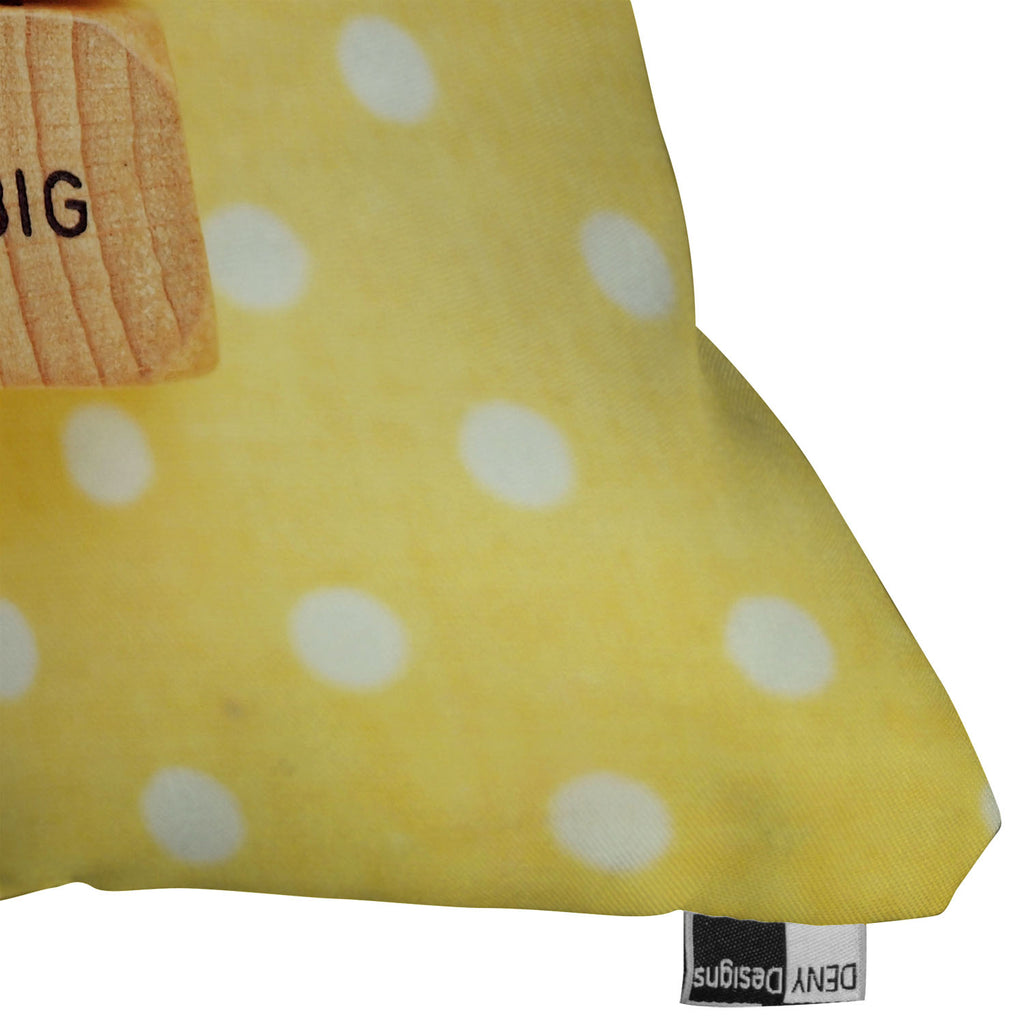 Live Good Love Big Throw Pillow Happee Monkee