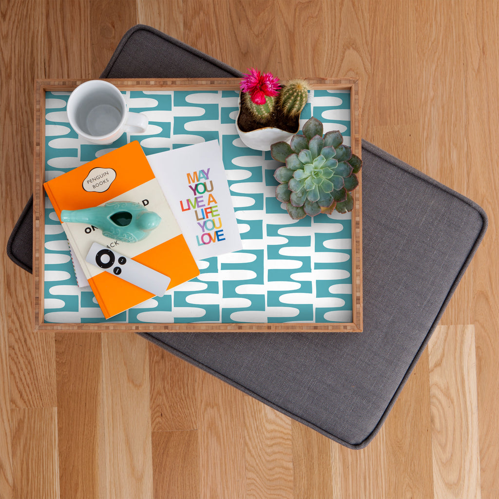 Hopscotch Pond Rectangular Tray Heather Dutton