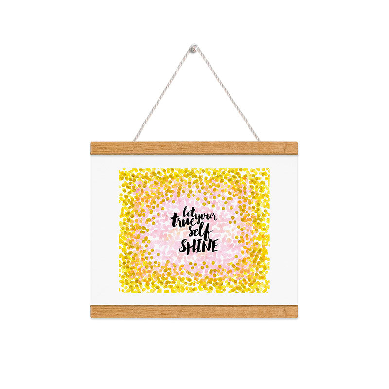 Let Your True Self Shinea Art Print Hello Sayang