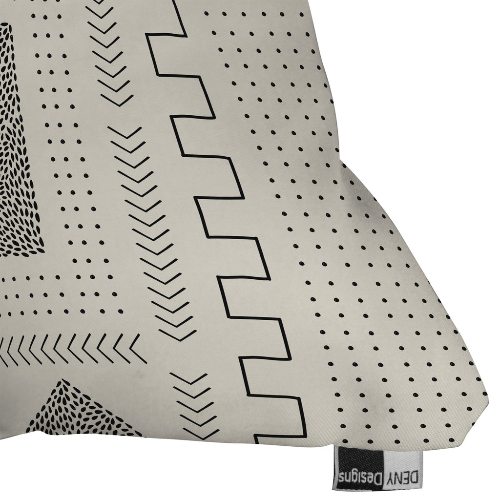Mud Cloth Inspo Ii Throw Pillow Iveta Abolina
