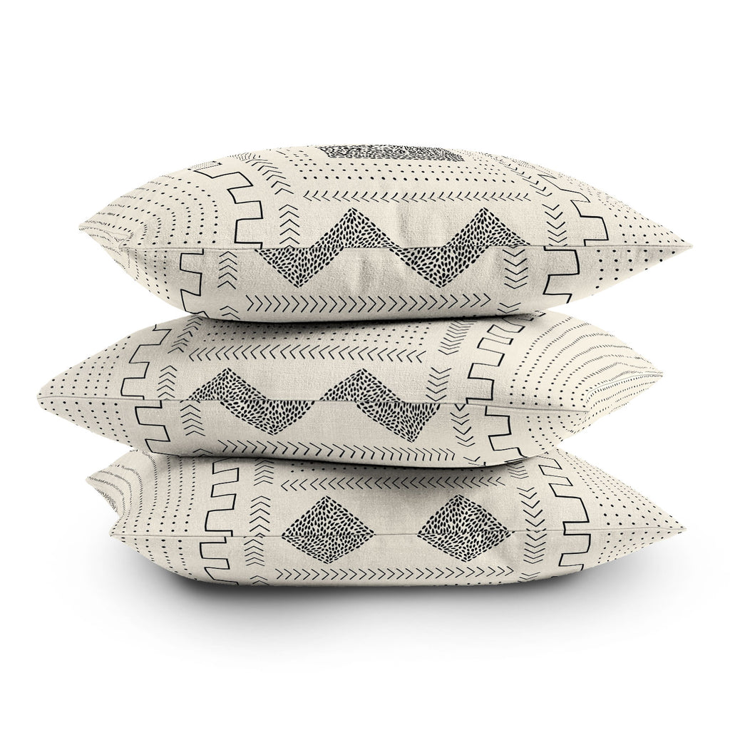 Mud Cloth Inspo Ii Throw Pillow Iveta Abolina