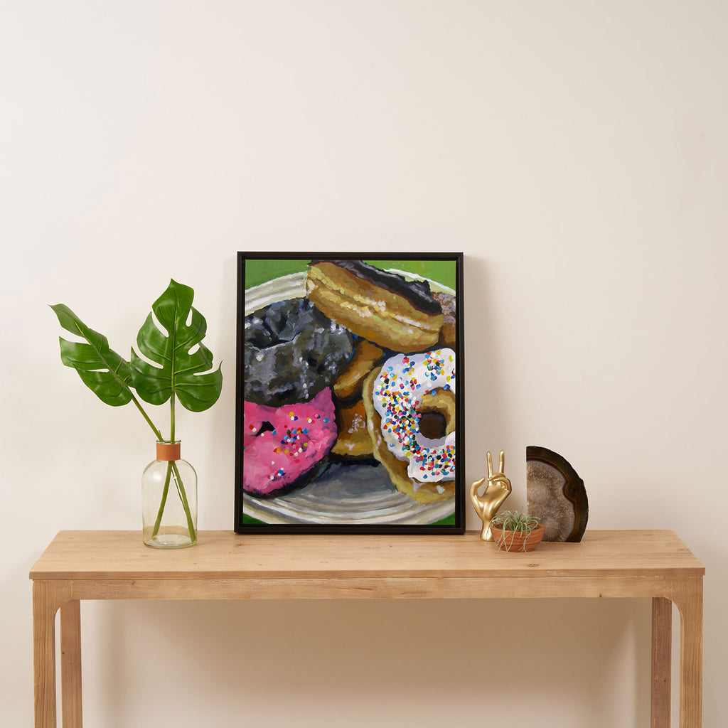 Donuts Art Canvas Jenny Grumbles