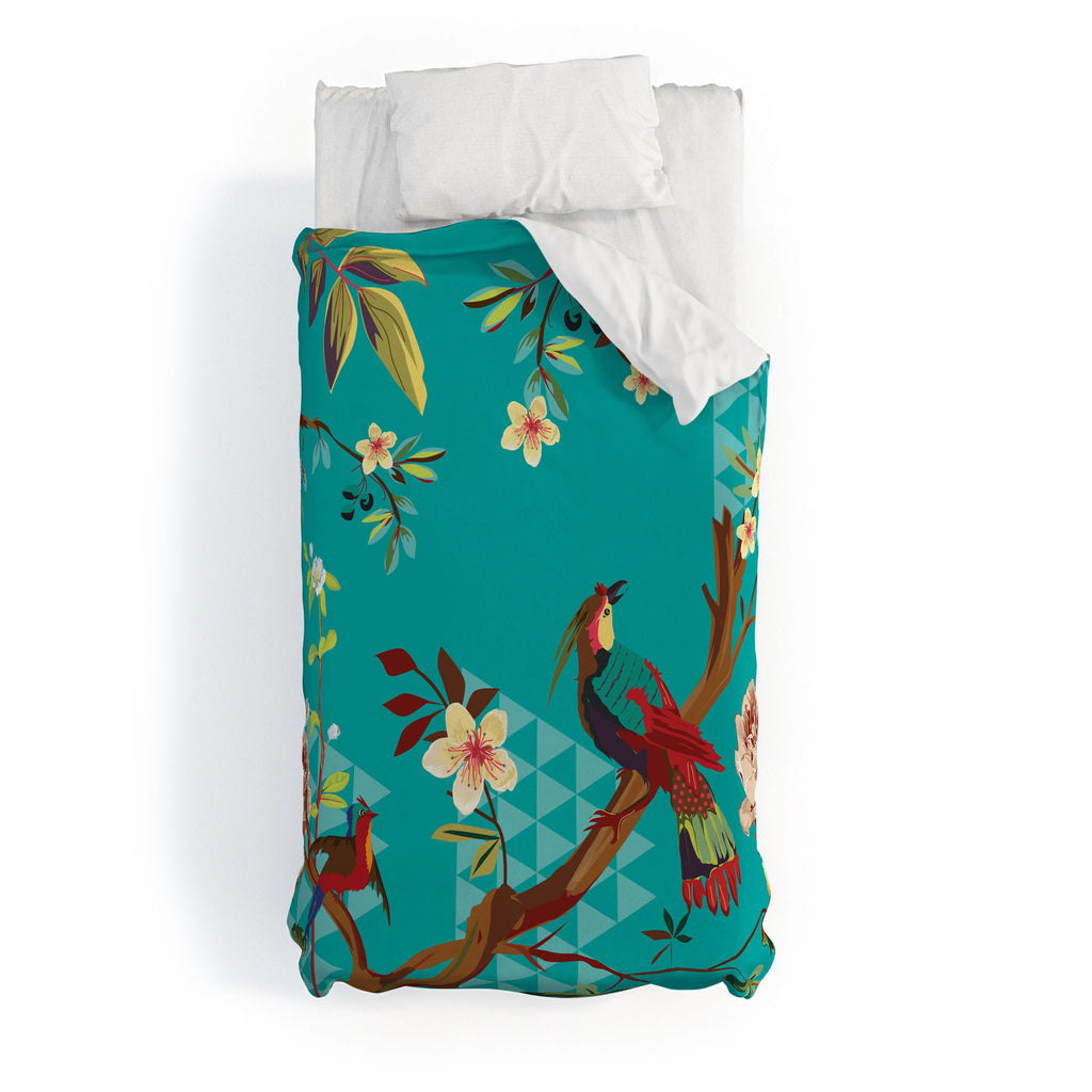 Chinese Bird Duvet Cover Juliana Curi