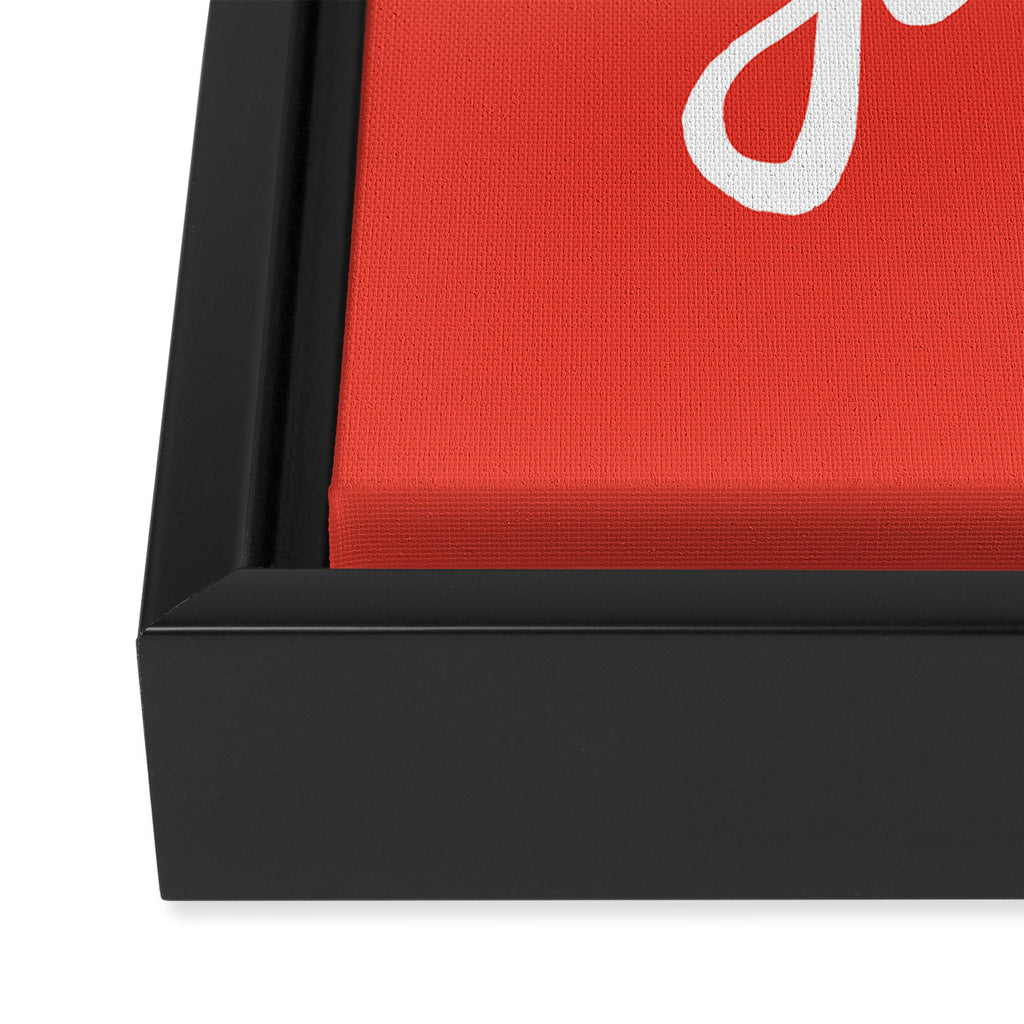 Love Red Art Canvas Kal Barteski