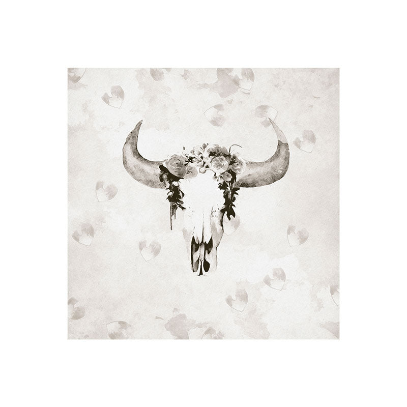 Romantic Boho Buffalo Iii Art Print Kangarui