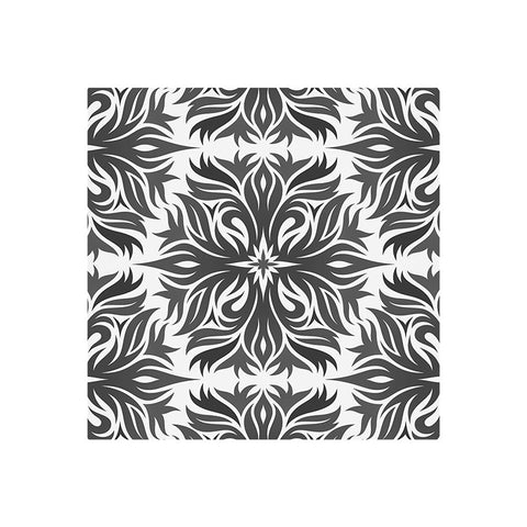 At:grey tribal floral Art Products | Deny Designs