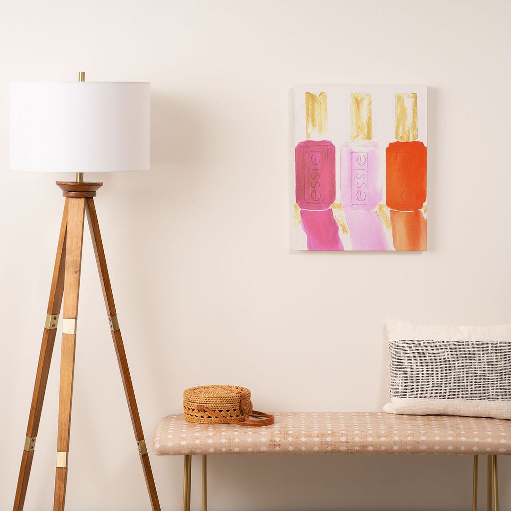 Essie In Pink Art Canvas Laura Trevey