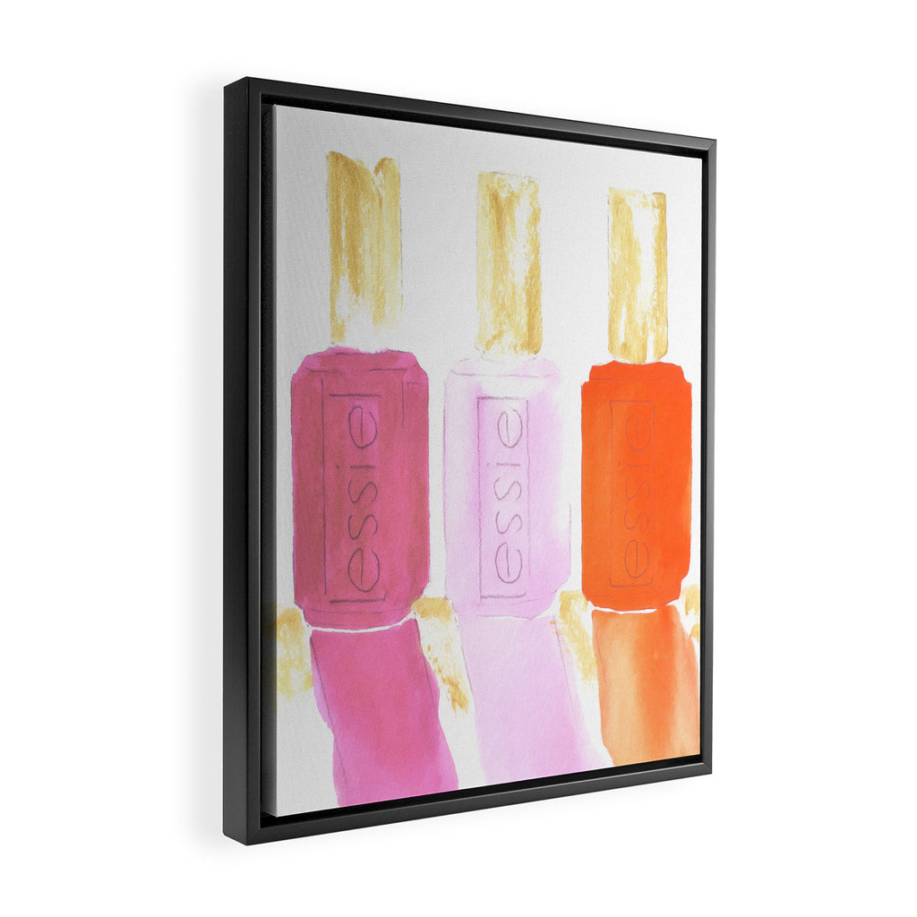 Essie In Pink Art Canvas Laura Trevey