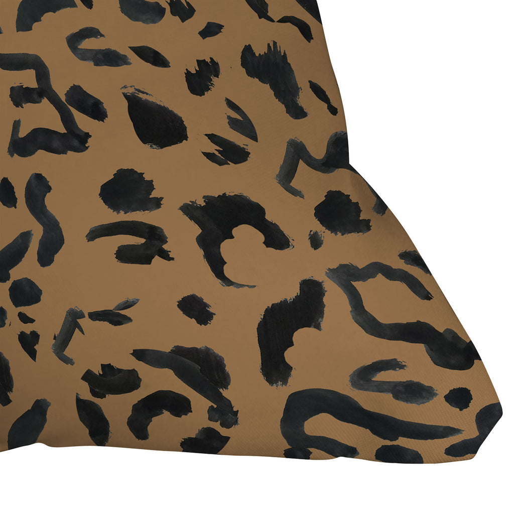 Cheetah Print Throw Pillow Leeana Benson