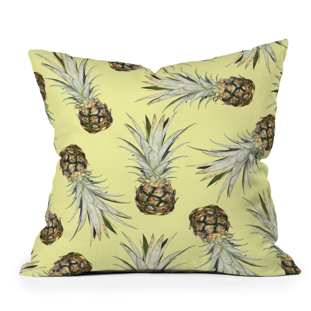 Pineapple Jam Throw Pillow Lisa Argyropoulos