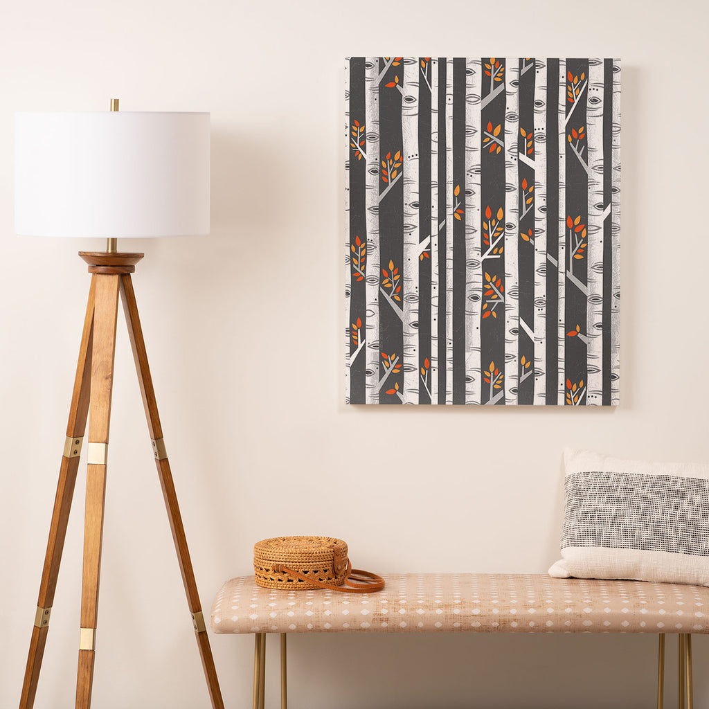 Birches Be Crazy Art Canvas Lucie Rice