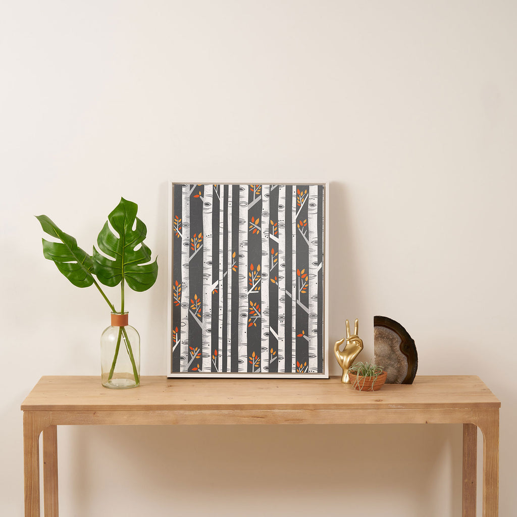 Birches Be Crazy Art Canvas Lucie Rice