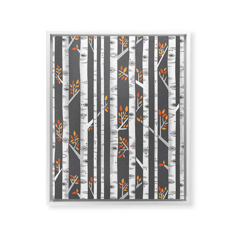 Birches Be Crazy Art Canvas Lucie Rice