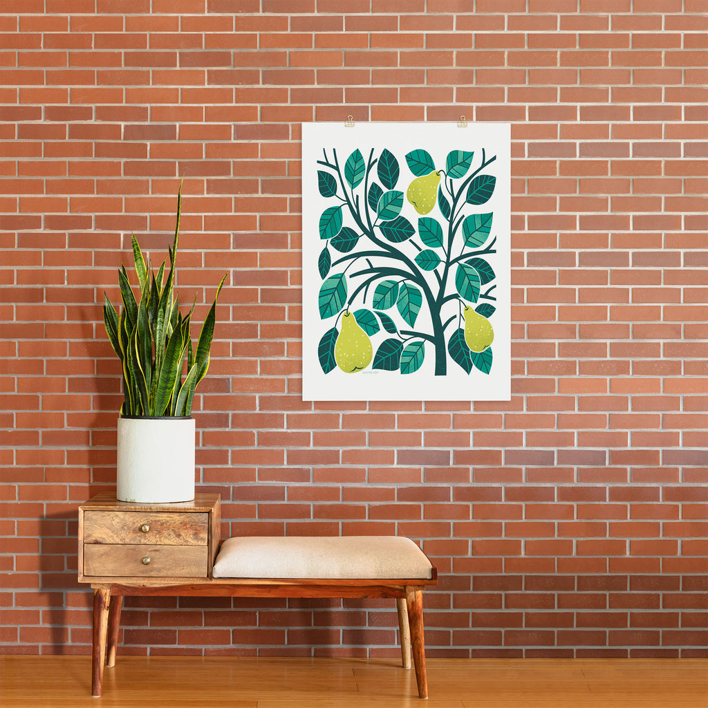 Pear Tree Art Print Lucie Rice