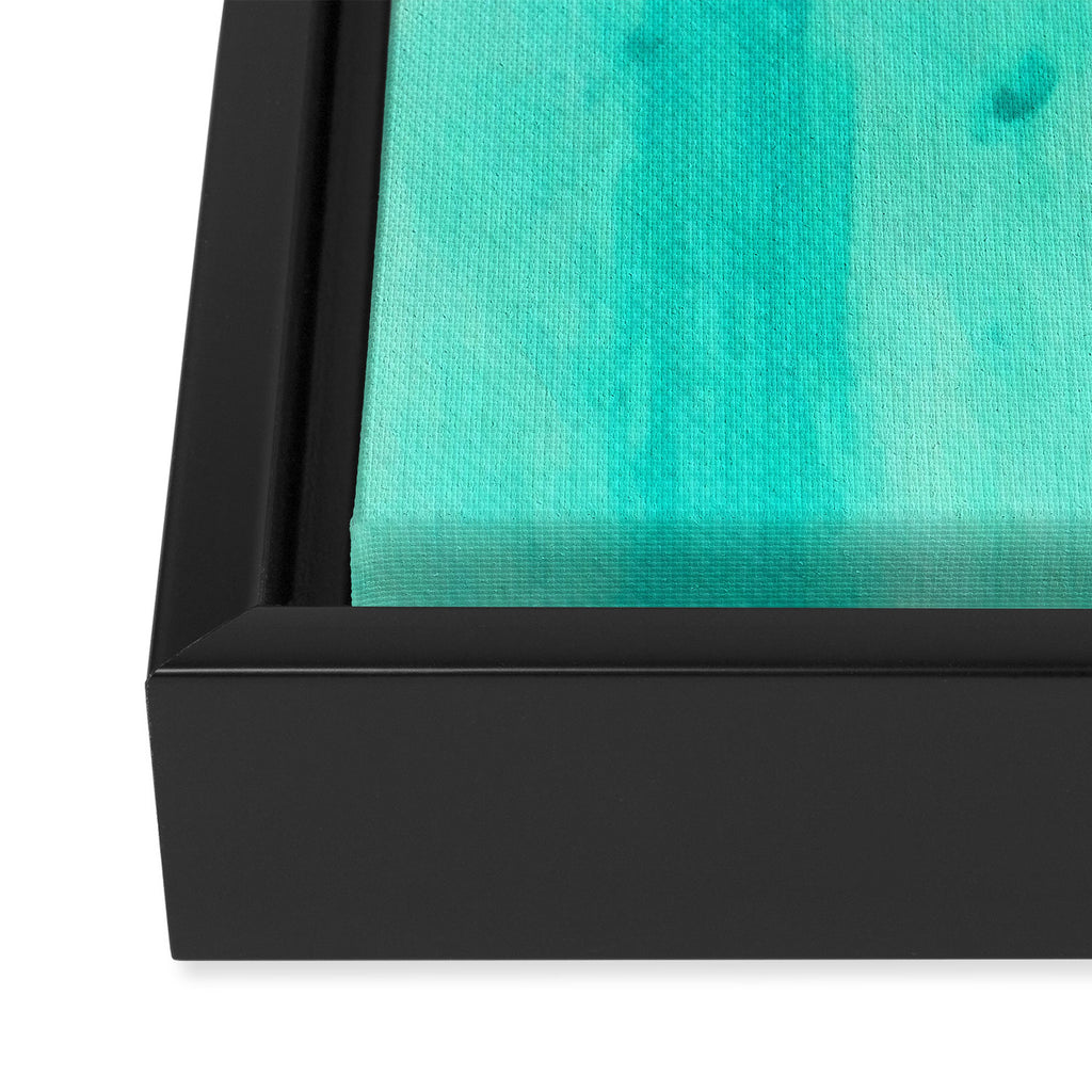 Modern Dance Aqua Passion Art Canvas Madart Inc