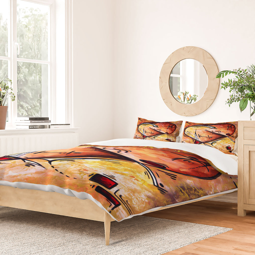 Wild At Heart Duvet Cover Madart Inc