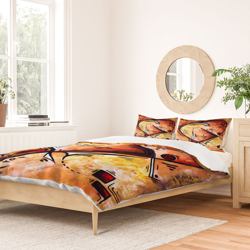 Wild At Heart Duvet Cover Madart Inc