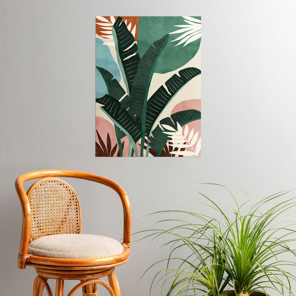 Modern Jungle Shapes Poster Marta Barragan Camarasa