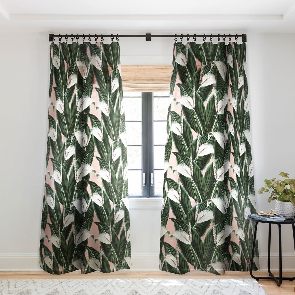 Sweet Floral Desert Sheer Window Curtain Marta Barragan Camarasa