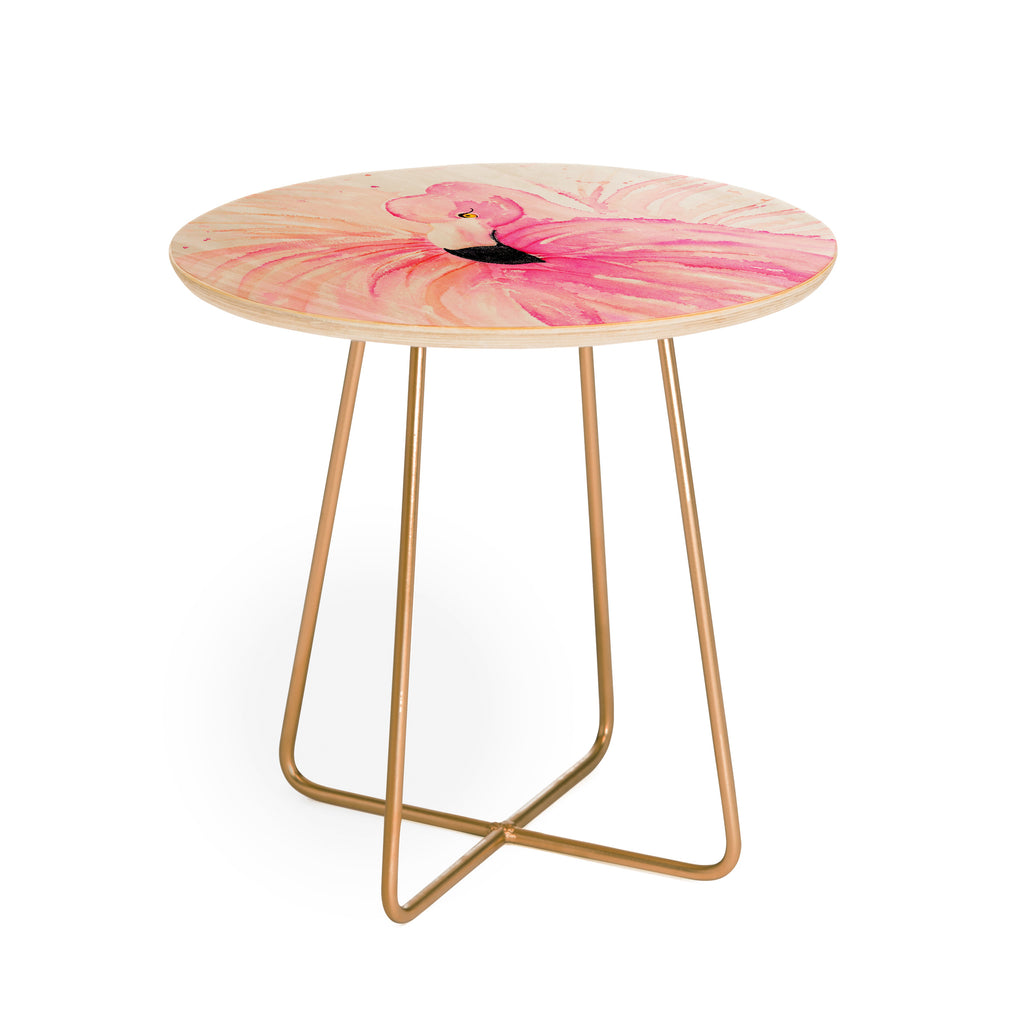 Flamingo Ballerina Round Side Table Monika Strigel