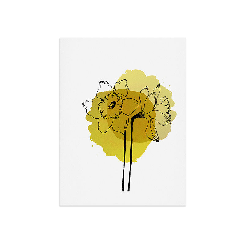 Yellow Daffodils Art Print Morgan Kendall
