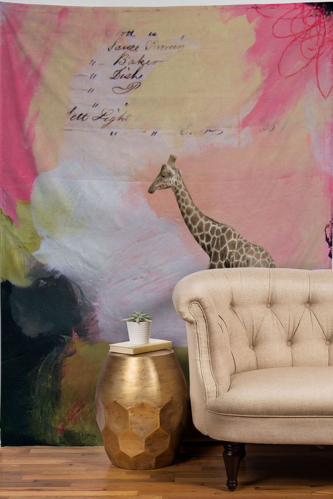 Abstract Giraffe Tapestry Natalie Baca