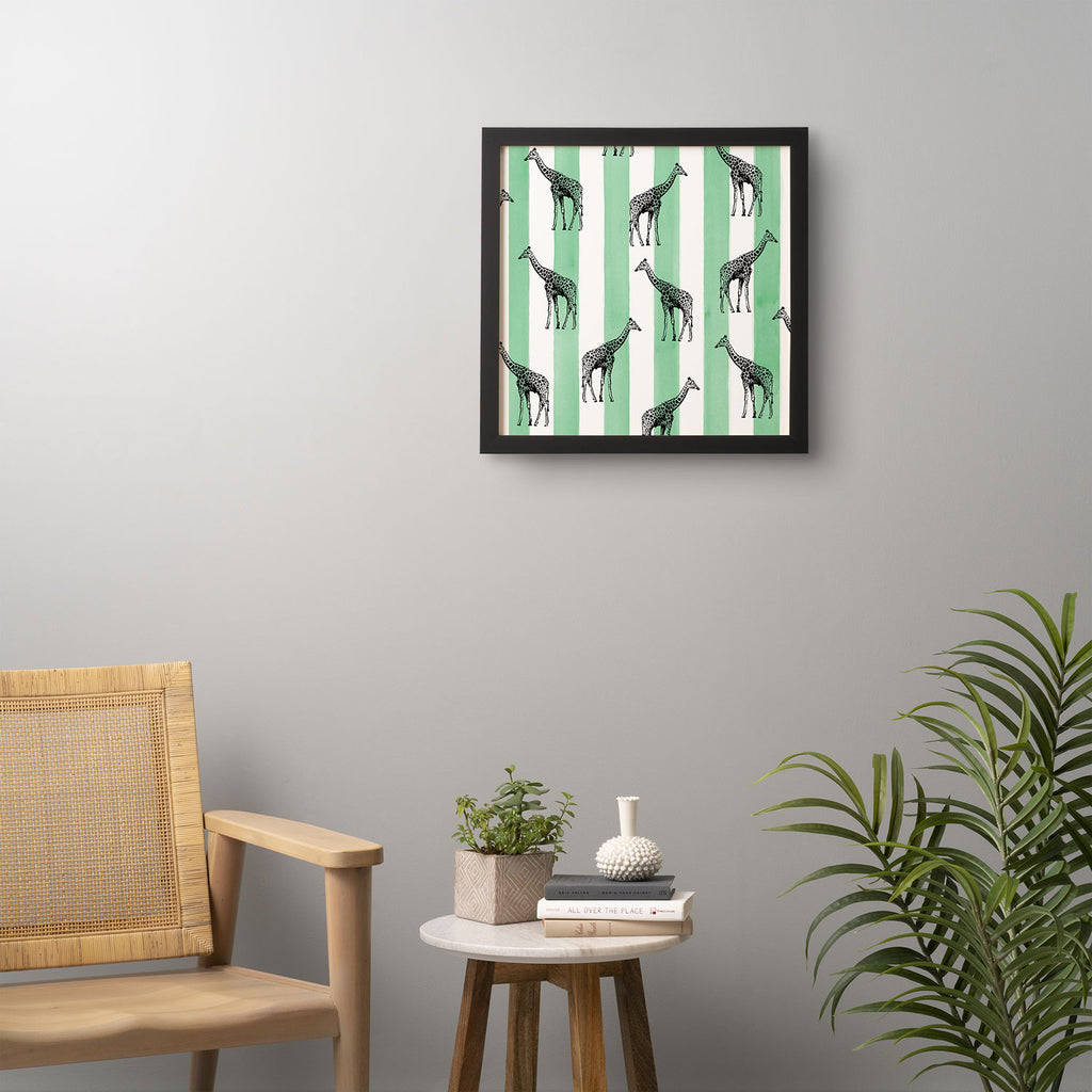 Stripes And Spots Framed Wall Art Natalie Baca