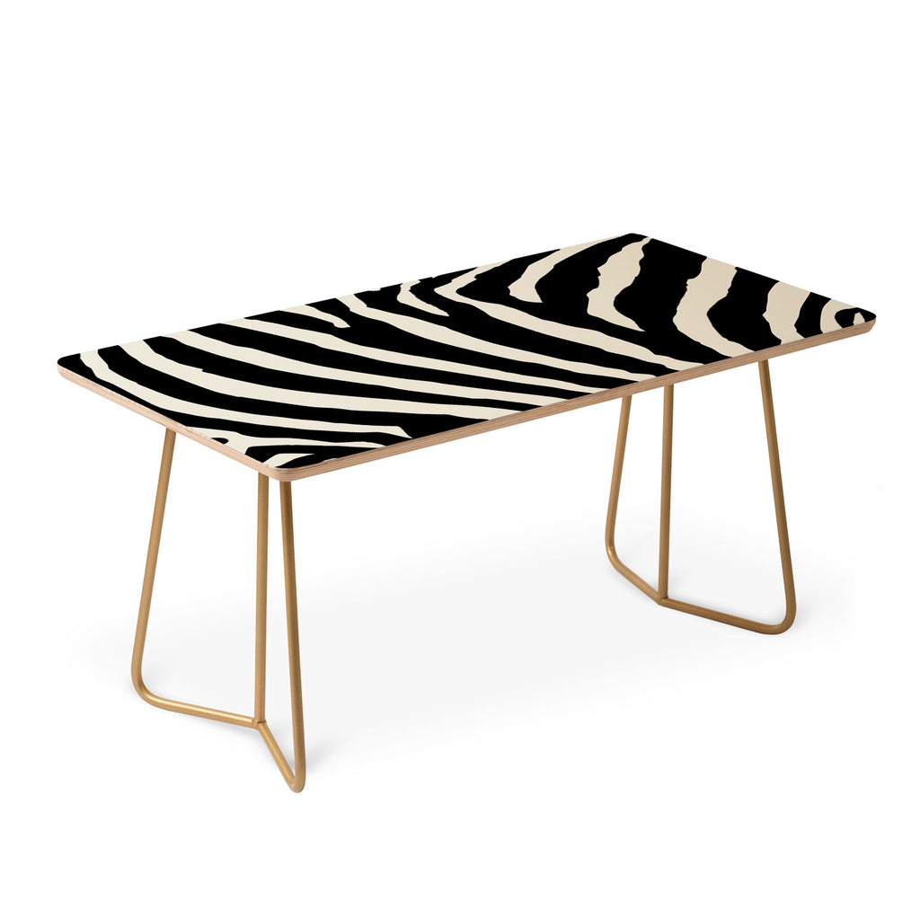 Zebra Stripes Coffee Table Natalie Baca