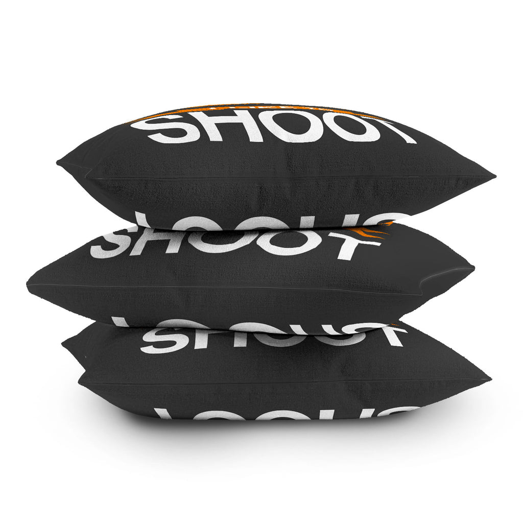 I Like To Shoot 1 Throw Pillow Naxart