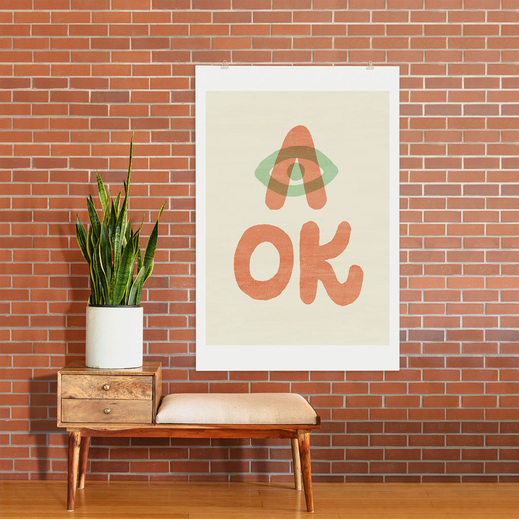 A Ok Art Print Nick Nelson