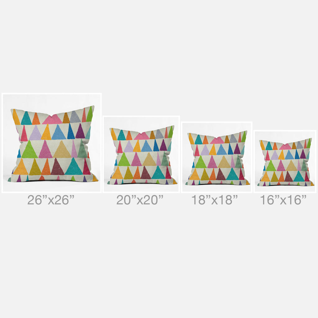 Analogous Shapes In Bloom Throw Pillow Nick Nelson