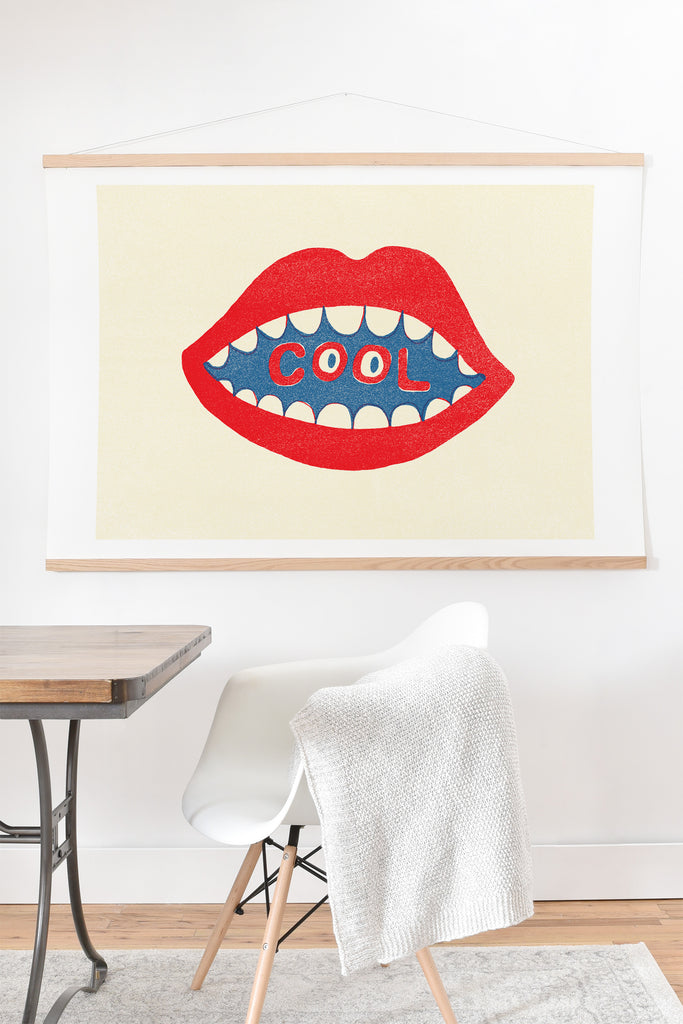 Cool Mouth Art Print And Hanger Nick Nelson